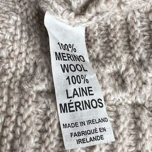 Inis Crafts | Sweaters | Inis Crafts Merino Wool Fishermans Cable Knit ...